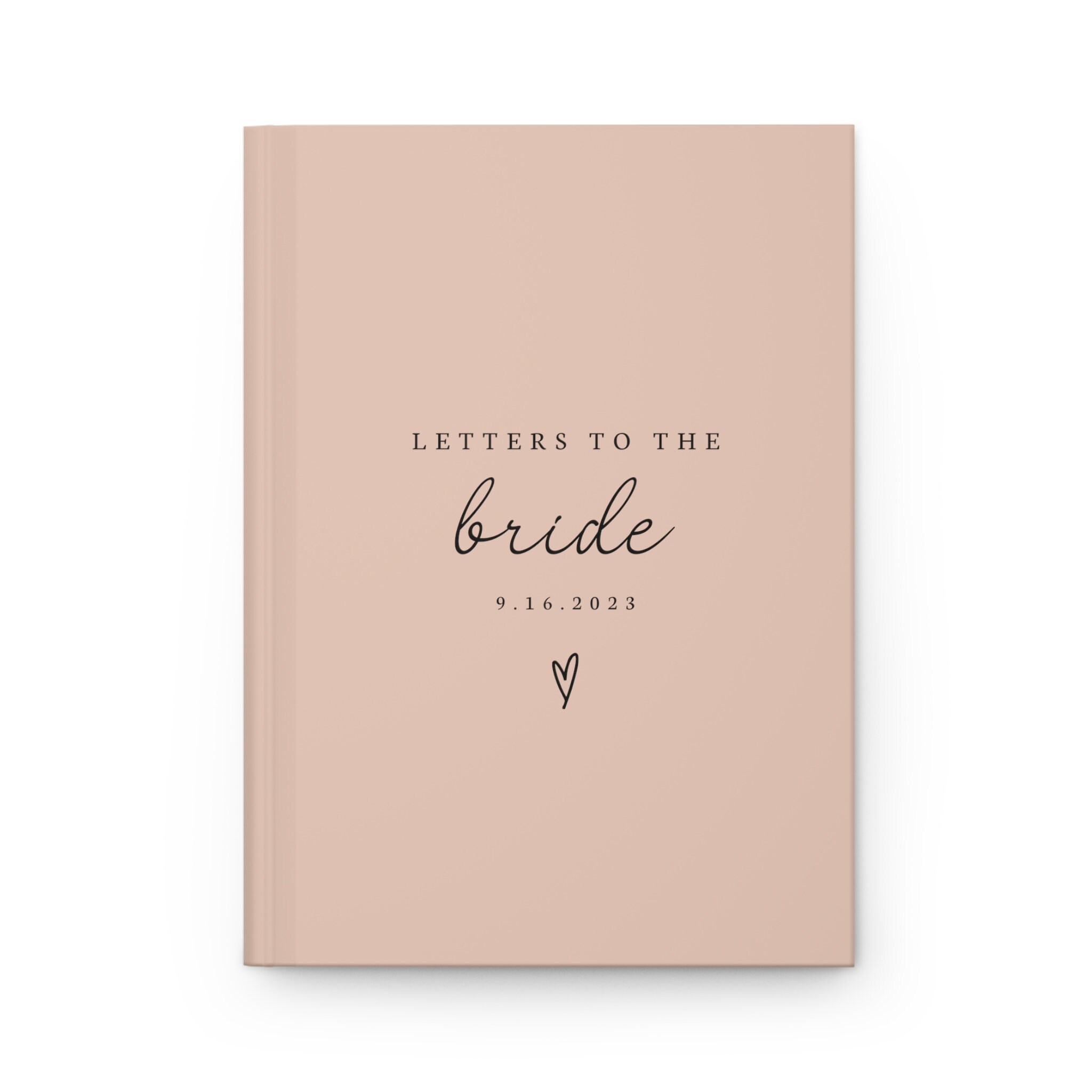 Letters to the Bride Notebook Dear Bride Journal - Etsy