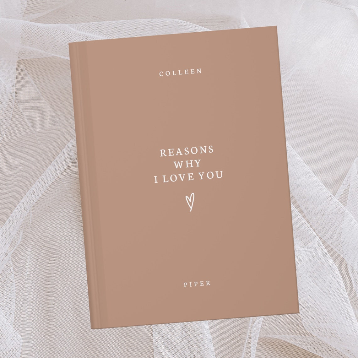 Reasons Why I Love You Notebook- Personalized Couple Book- Custom ...