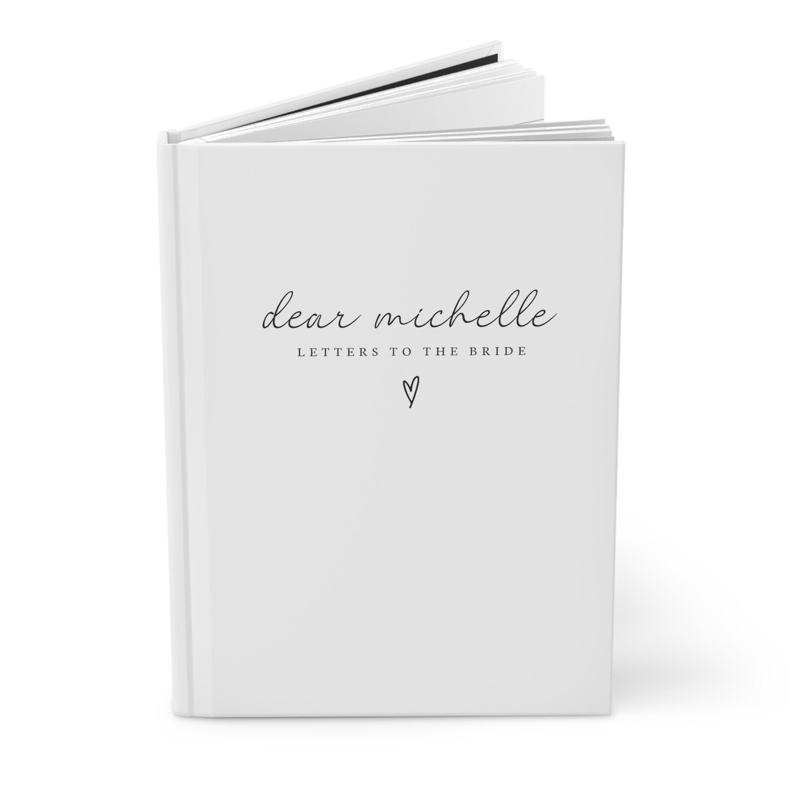 Letters to the Bride Notebook- Dear Bride Journal- Personalized Name ...