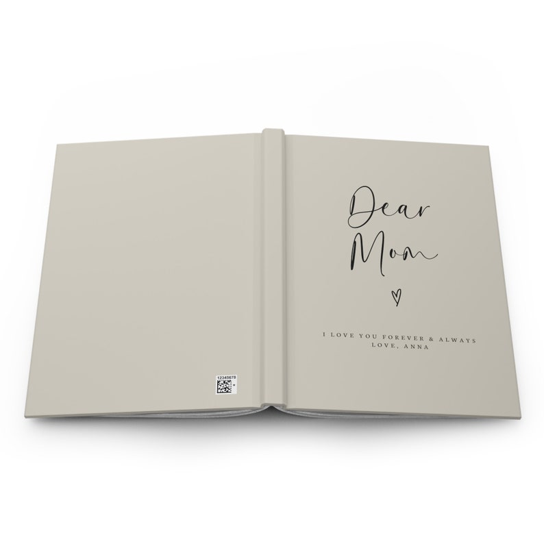 Dear Mom Custom Notebook Gift- Letters to My Mom Journal- Personalized ...