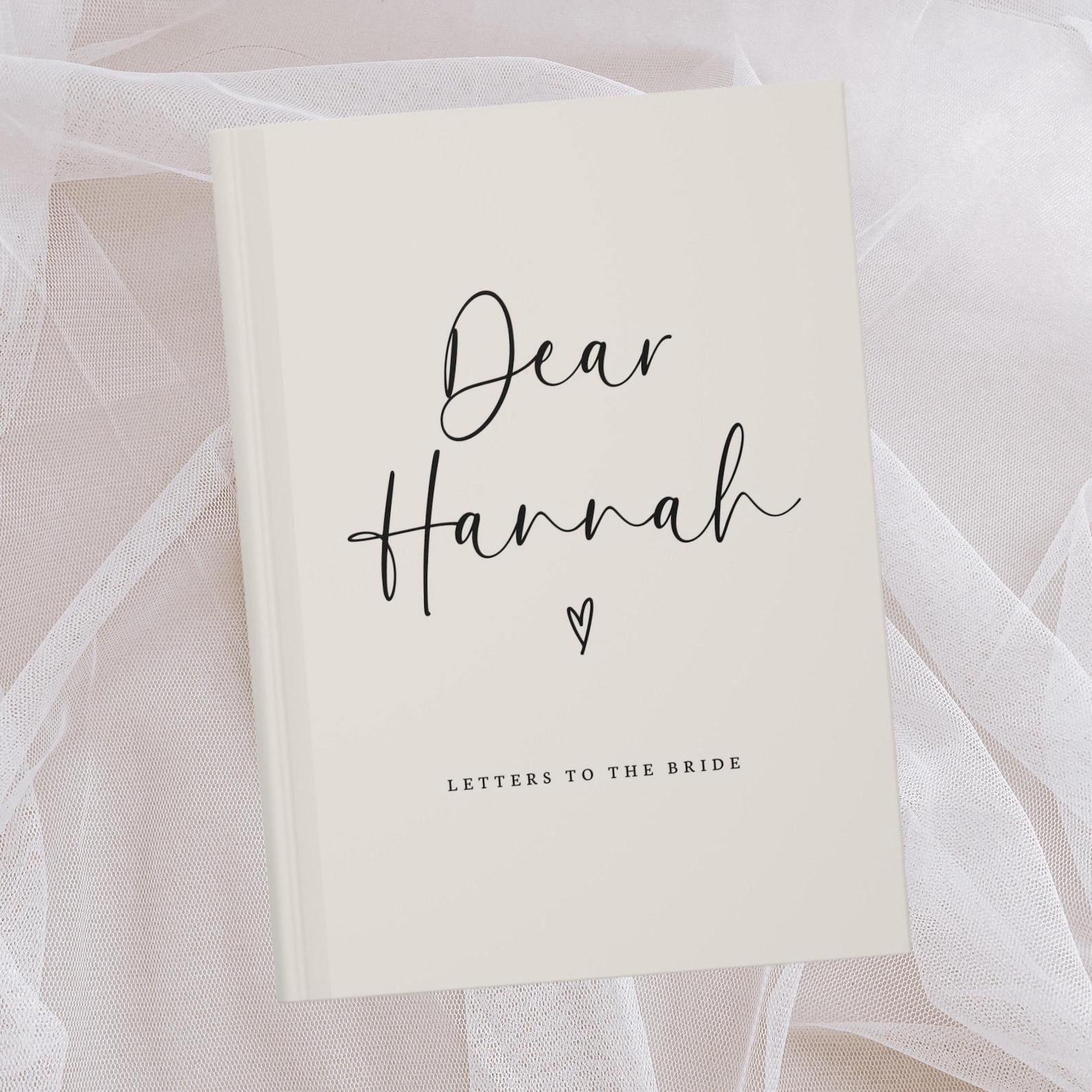 Custom Dear Bride Notebook- Letters to the Bride Journal- Bachelorette ...
