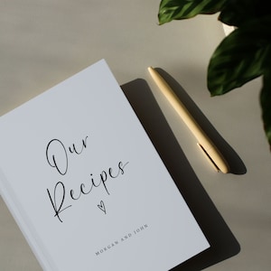 Personalized Recipe Book- Custom Cookbook- Personalized Name Our ...