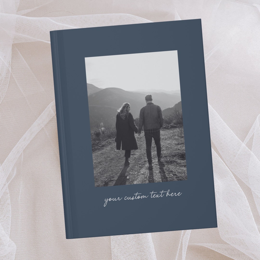 Personalized Photo Notebook- Custom Picture Book- Custom Text Logo ...