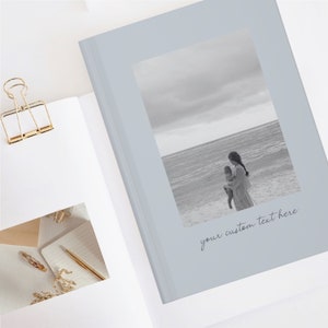 Personalized Photo Notebook- Custom Picture Book- Custom Text Logo ...