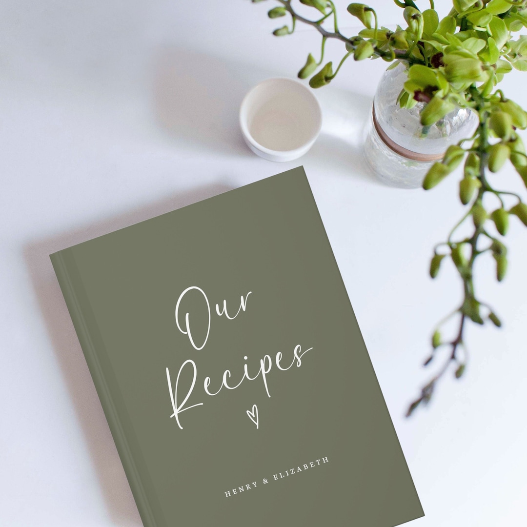 Personalized Recipe Book- Custom Cookbook- Personalized Name Our ...