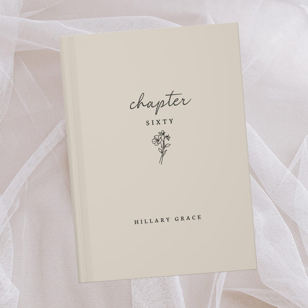 Chapter Sixty Minimal Custom Journal Personalized 60th Birthday Gift ...