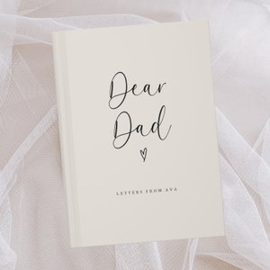 Dear Dad Custom Notebook- Personalized Letters to My Dad Journal ...