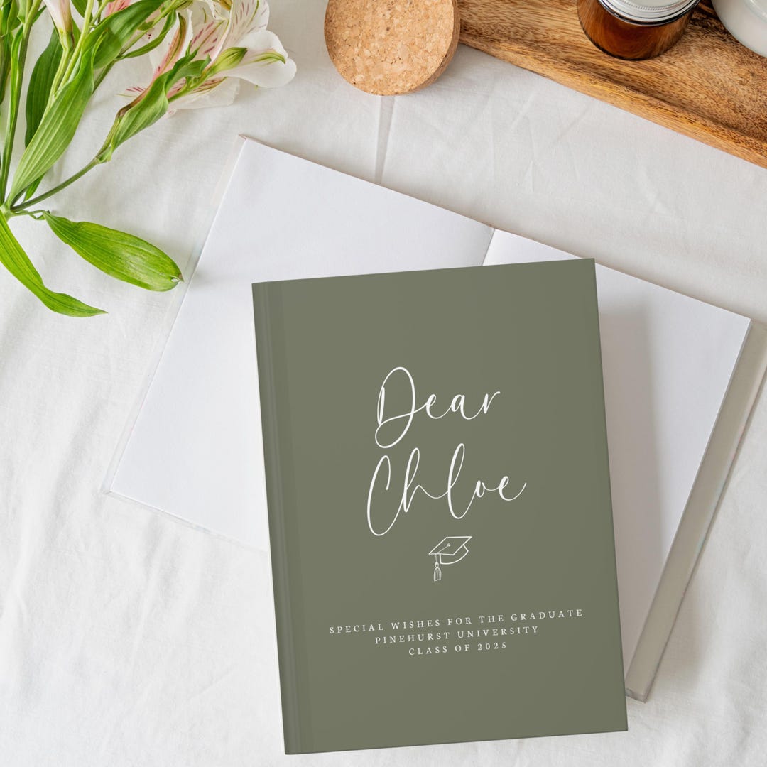 Graduation Party Guest Book- Class of 2025 Grad Party Book- High School ...