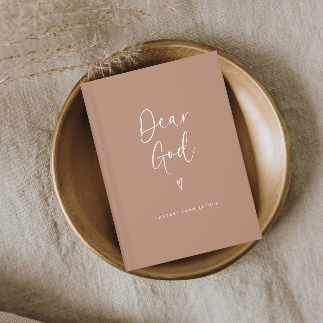 Custom Prayer Journal, Christian Gift for Women, Dear God Notebook ...