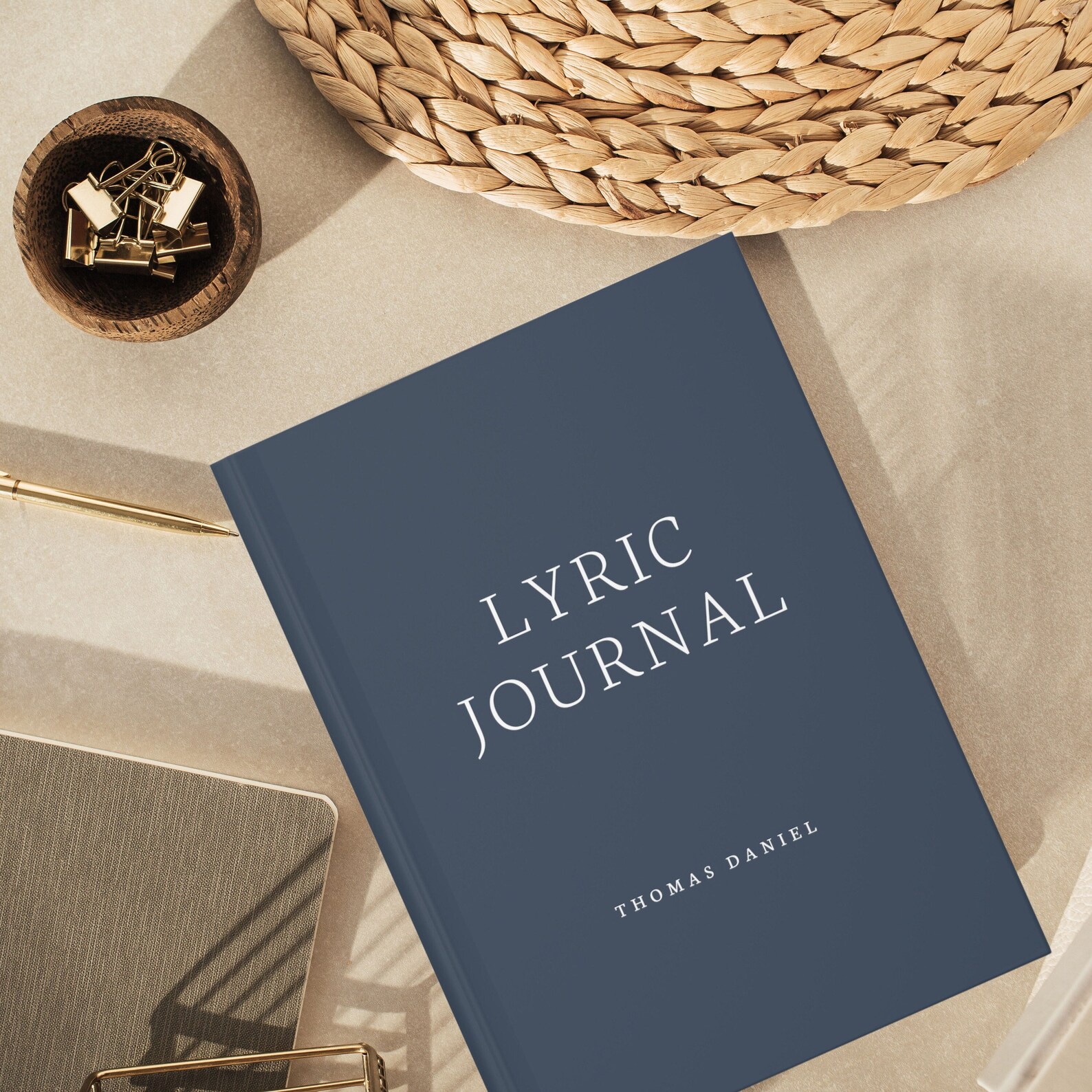 Personalized Lyric Journal- Lyrical Writer Gift- Custom Songwriters ...