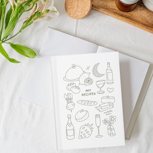 Personalized Recipe Book- Custom Name Cookbook- Cute Our Recipes ...