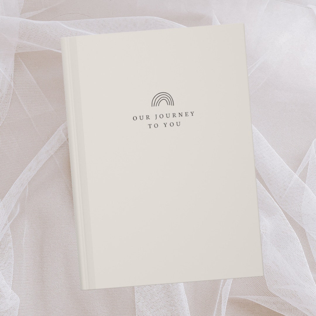 Our Journey to You Notebook- Pregnancy Journal- Rainbow Baby Journal ...