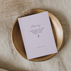 Letters to Mom Personalized Mama Notebook Gift Custom Dear Mom Journal ...