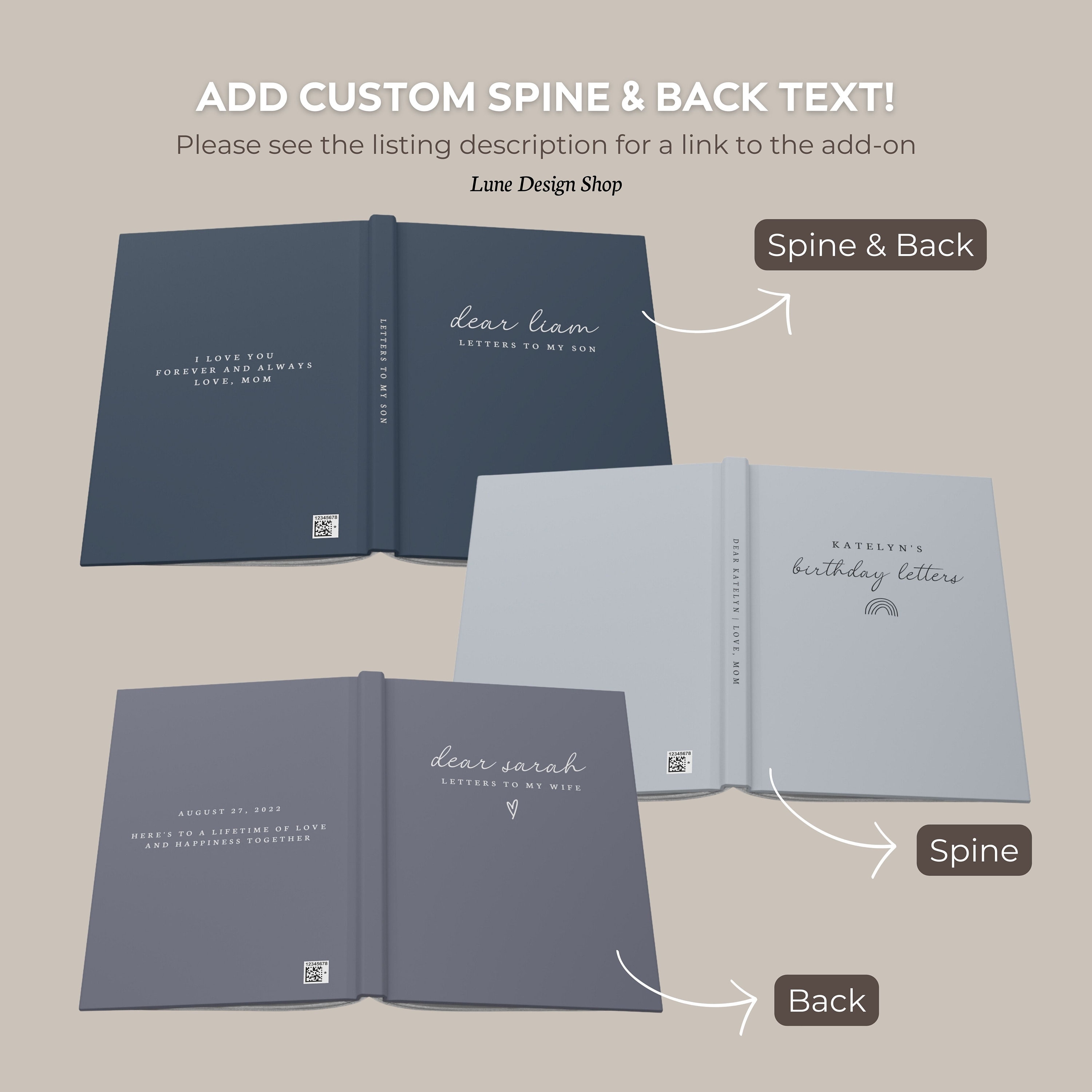 Letters to My Son Notebook Dear Son Journal Personalized - Etsy