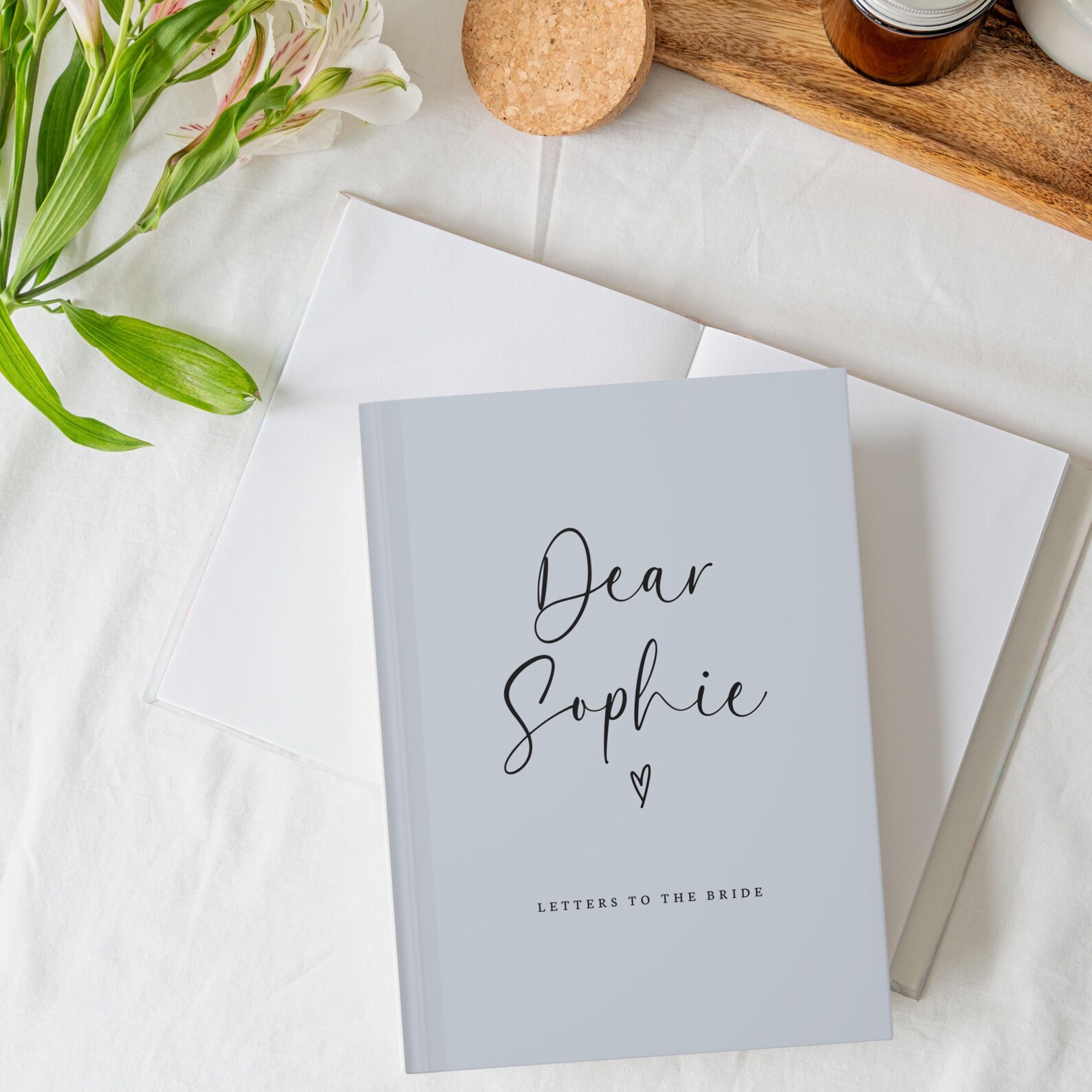 Custom Dear Bride Notebook- Letters to the Bride Journal- Bachelorette ...