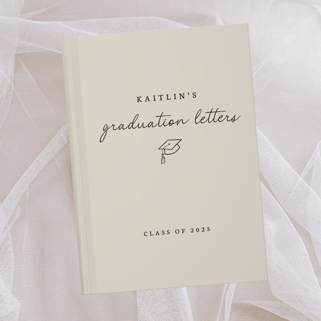 Graduation Party Guest Book- Personalized Class of 2025 Grad Party Book ...