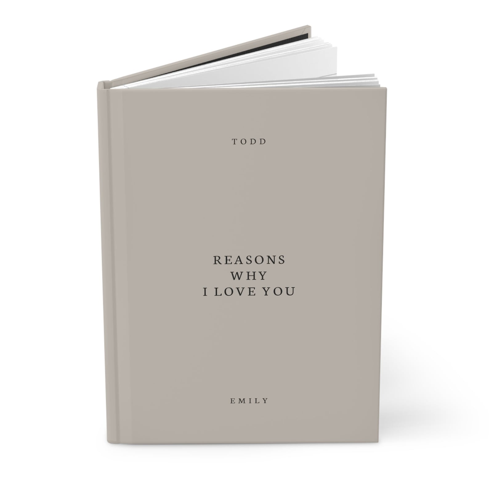 Reasons Why I Love You Notebook- Personalized Couple Book- Custom ...