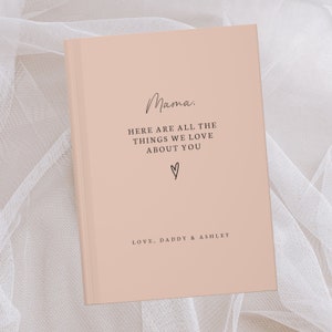Letters to Mom Personalized Mama Notebook Gift Custom Dear Mom Journal ...