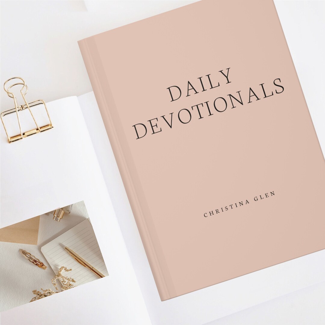 Daily Devotionals Journal- Bible Study Notebook- Prayer Journal ...
