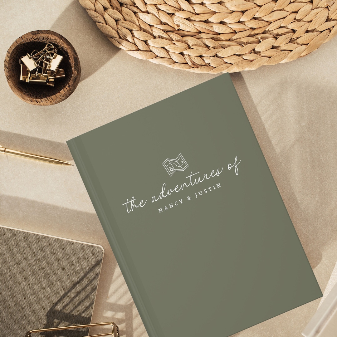 Travel Journal- Personalized Couple Adventure Journal- Travel Notebook ...