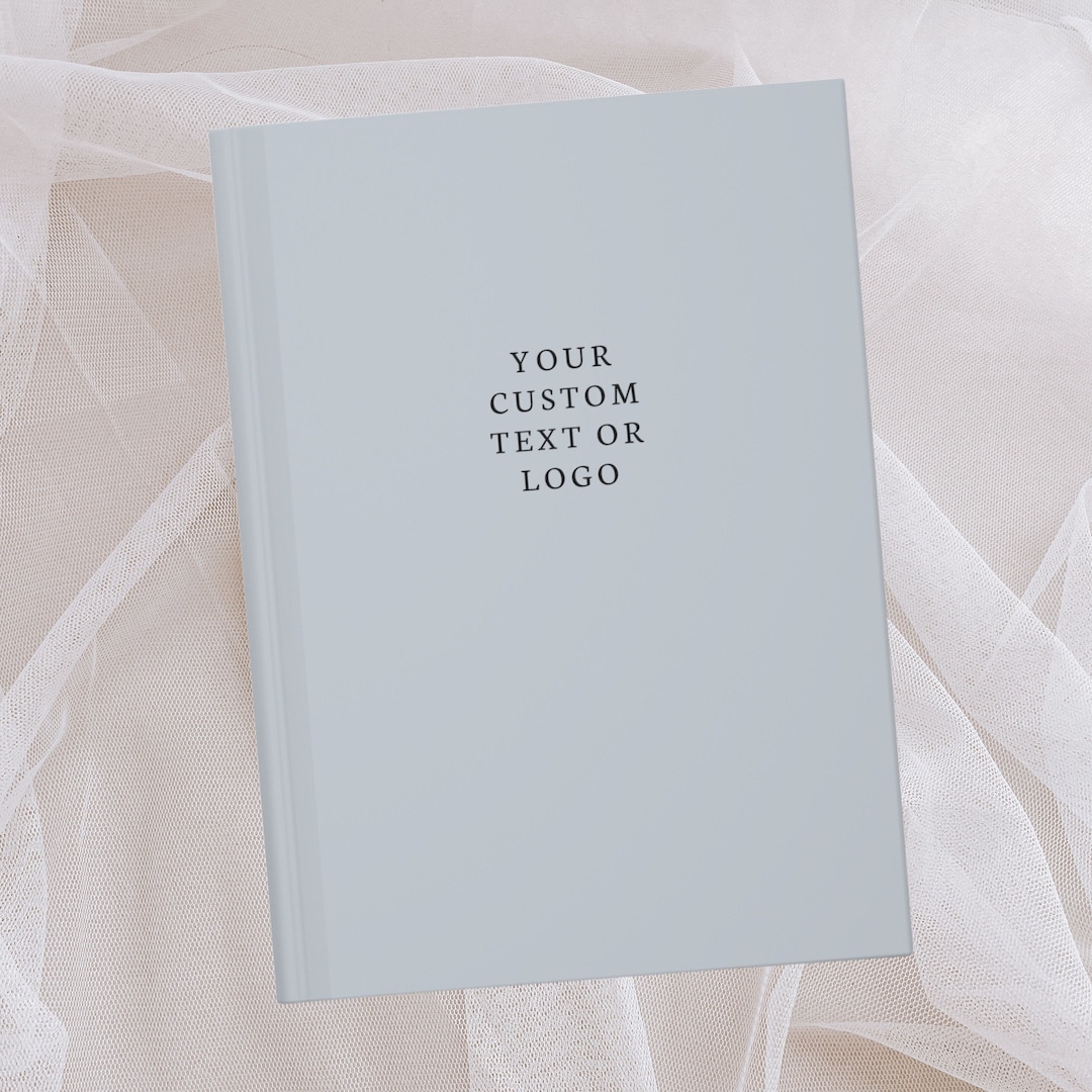 Personalized Notebook- Custom Text Notebook- Custom Logo Book- Custom ...