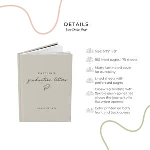 Graduation Party Guest Book- Personalized Class of 2025 Grad Party Book ...