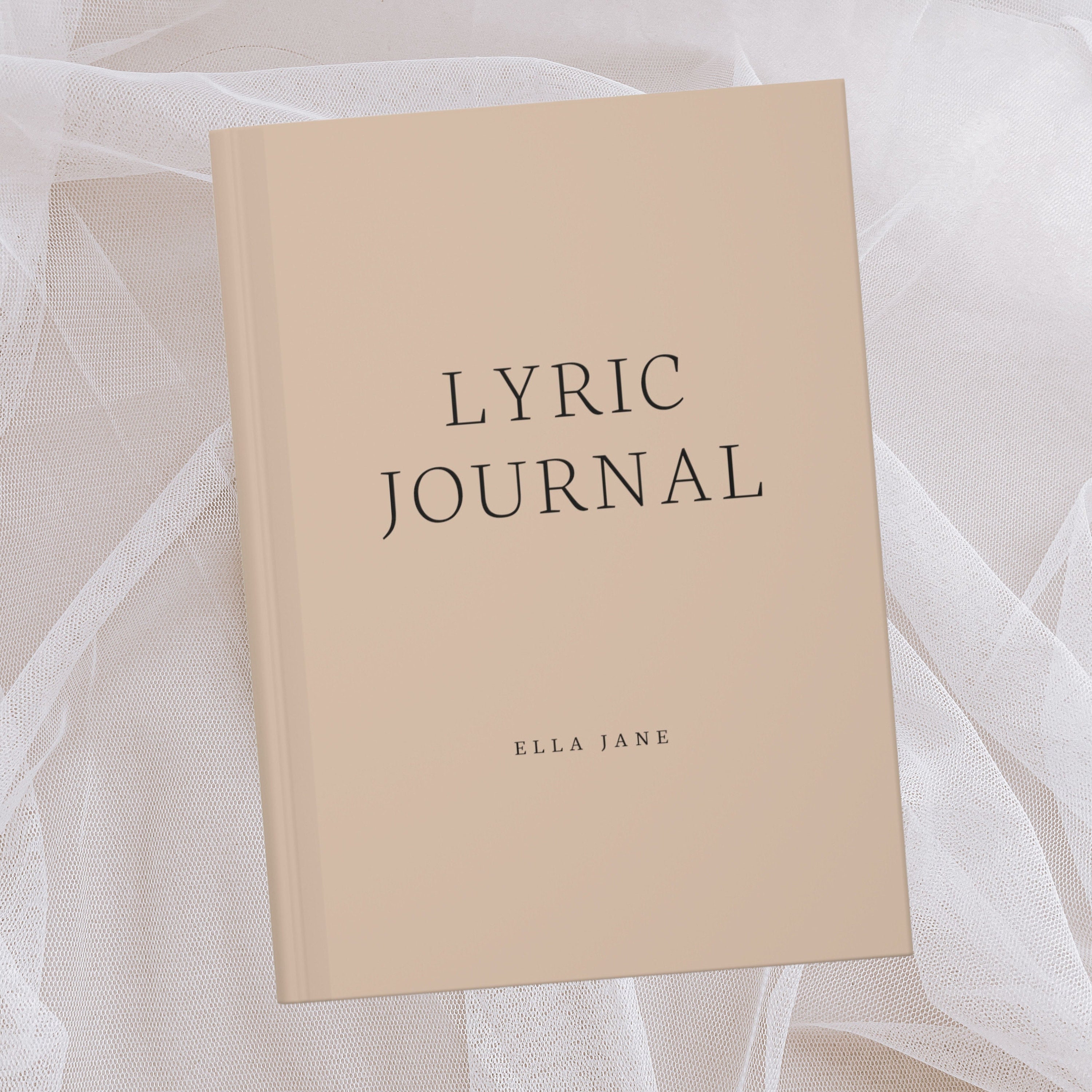 Personalized Lyric Journal- Lyrical Writer Gift- Custom Songwriters ...