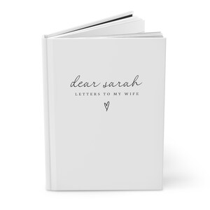 Letters to My Wife Notebook- Dear Wife Journal- Personalized Name ...