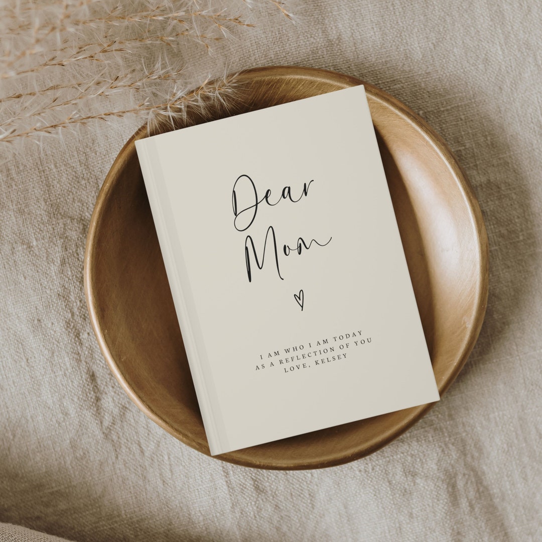 Dear Mom Custom Notebook Gift- Letters to My Mom Journal- Personalized ...