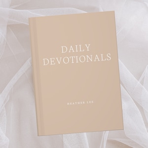 Daily Devotionals Journal- Bible Study Notebook- Prayer Journal ...