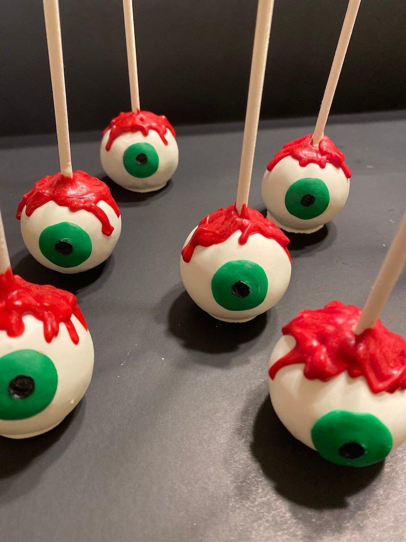 Halloween Eye Ball Cake Pops - Etsy