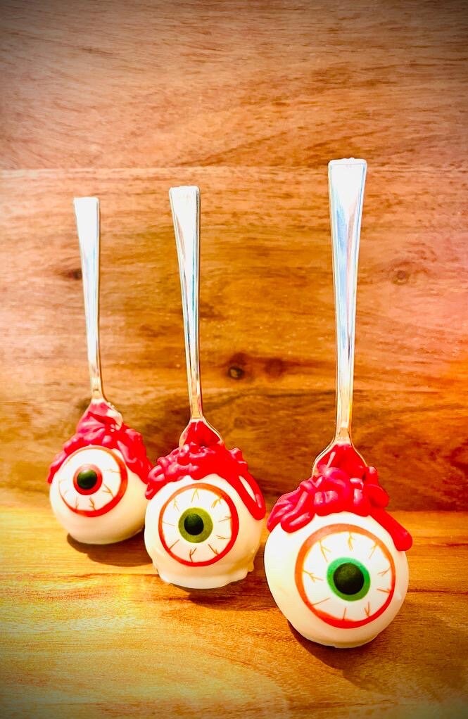 Halloween Eye Ball Cake Pops - Etsy