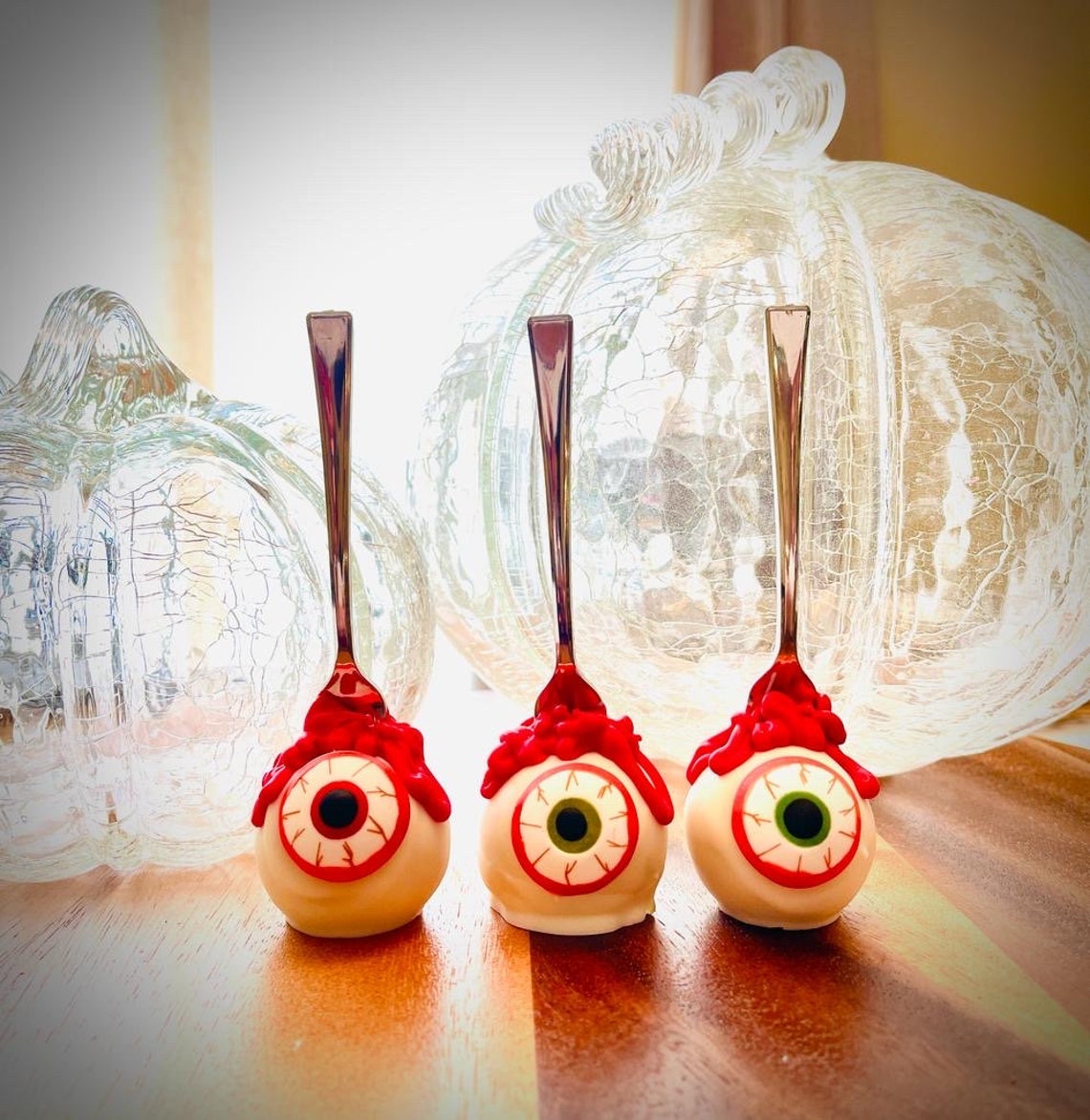 Halloween Eye Ball Cake Pops - Etsy