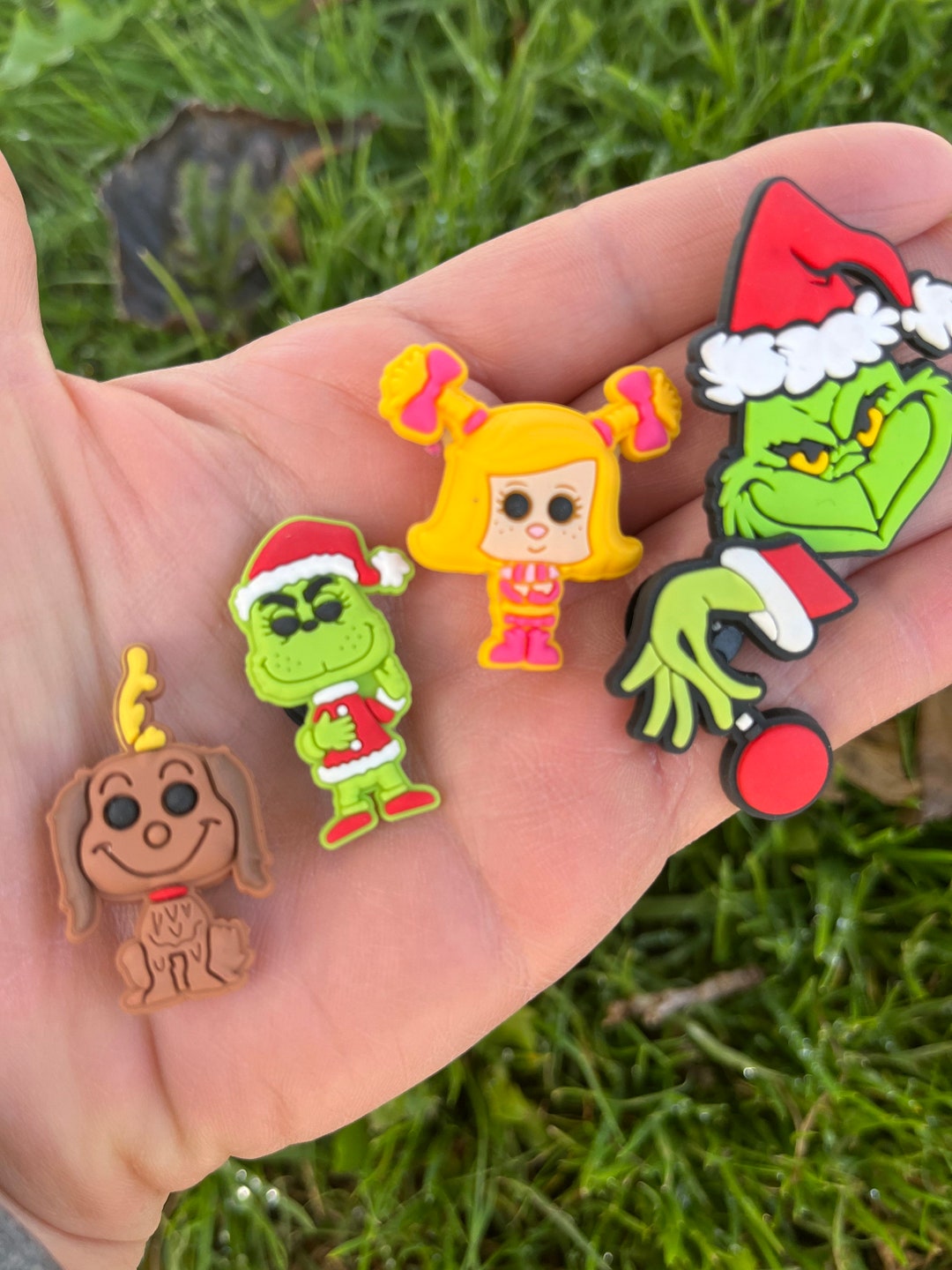 Jibbitz Grinch Charms - Etsy