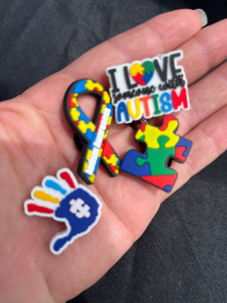Autism Croc Charms - Etsy