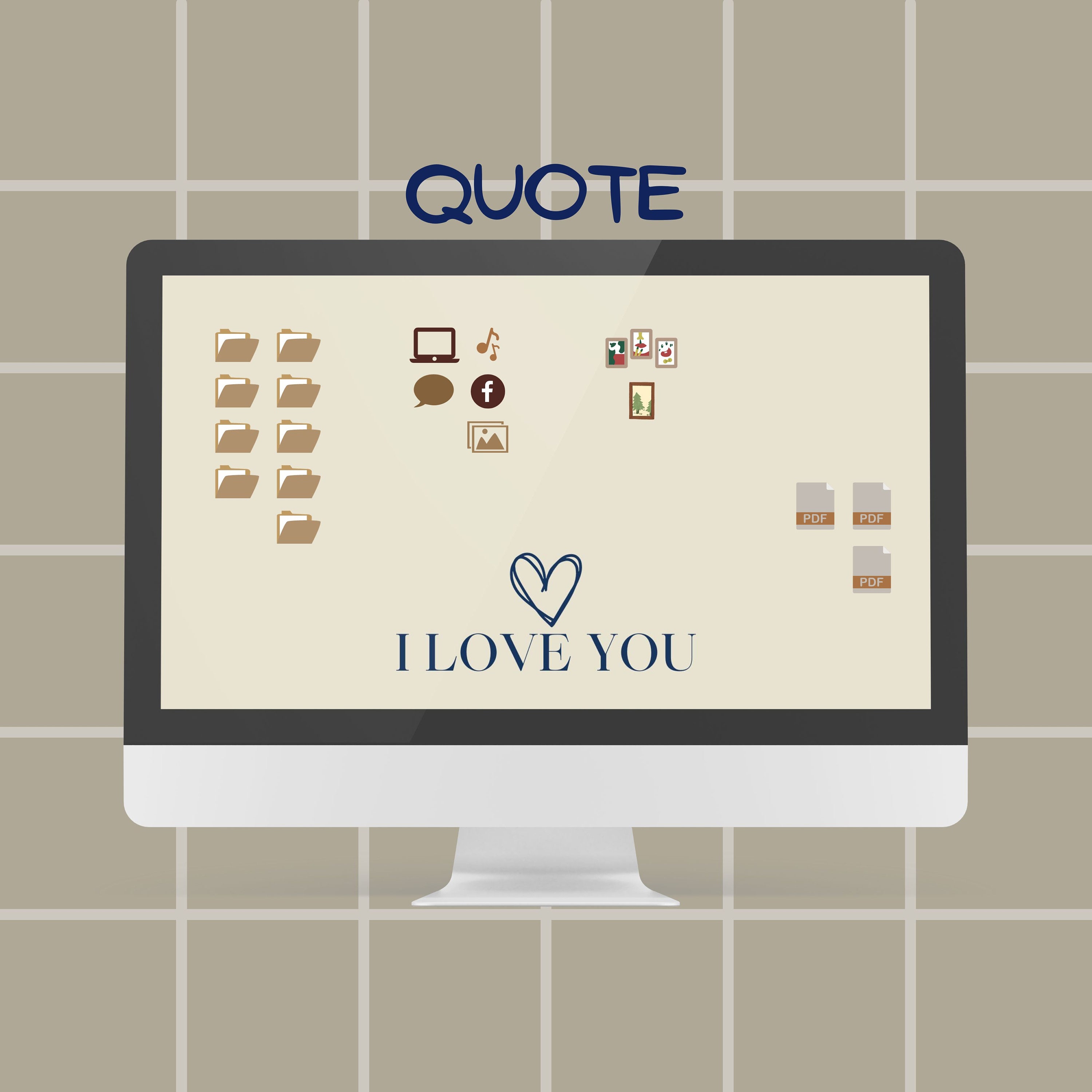 The Quote Desktop Wallpaper - Etsy