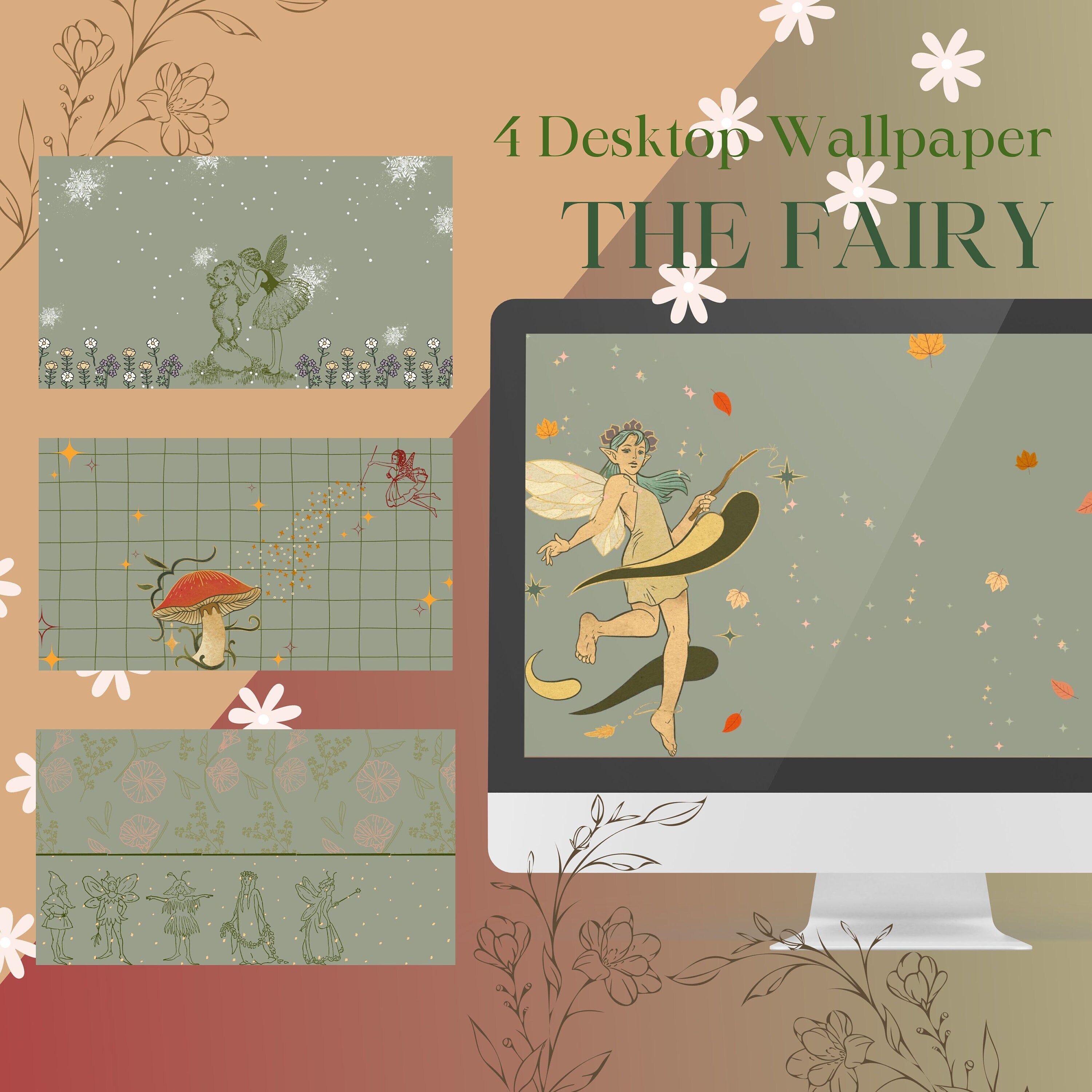 The Fairy Desktop Wallpaper - Etsy