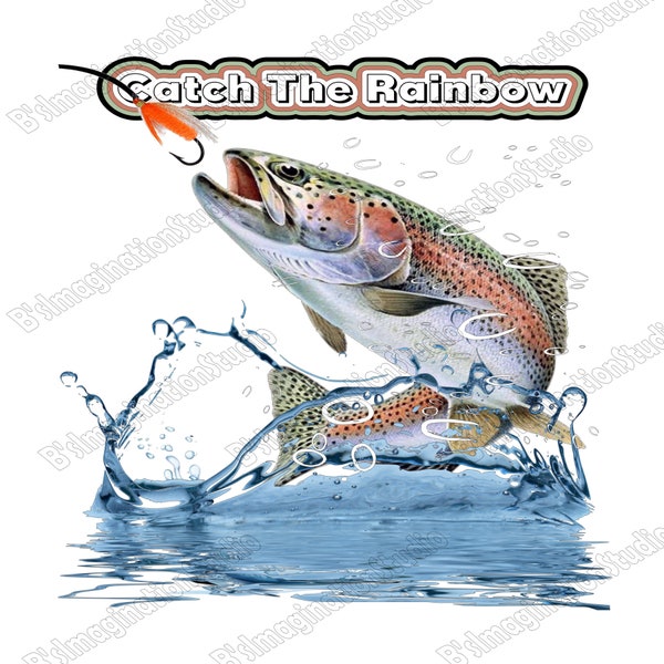 Rainbow Trout Art - Etsy