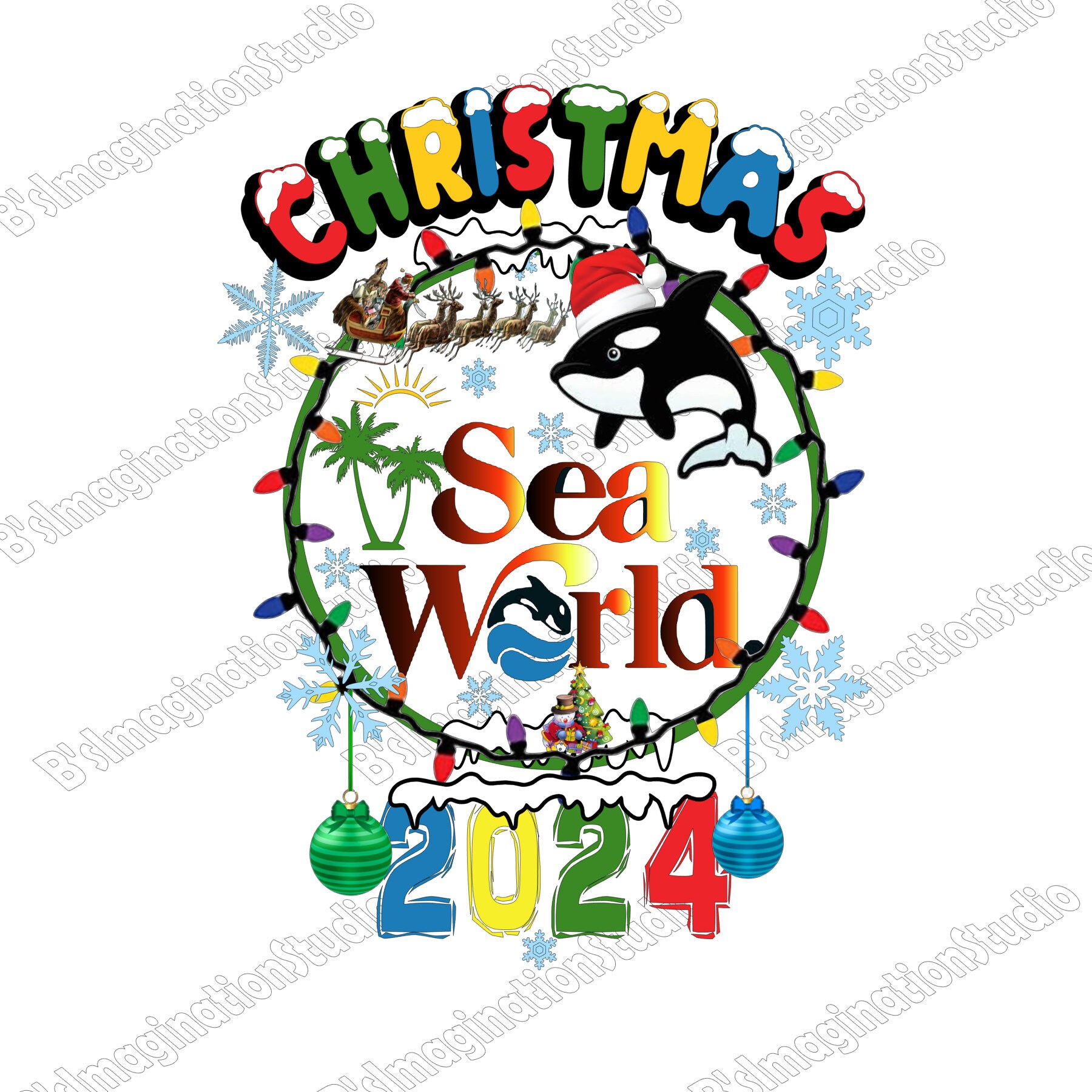 Family Christmas Seaworld 2024 - Etsy