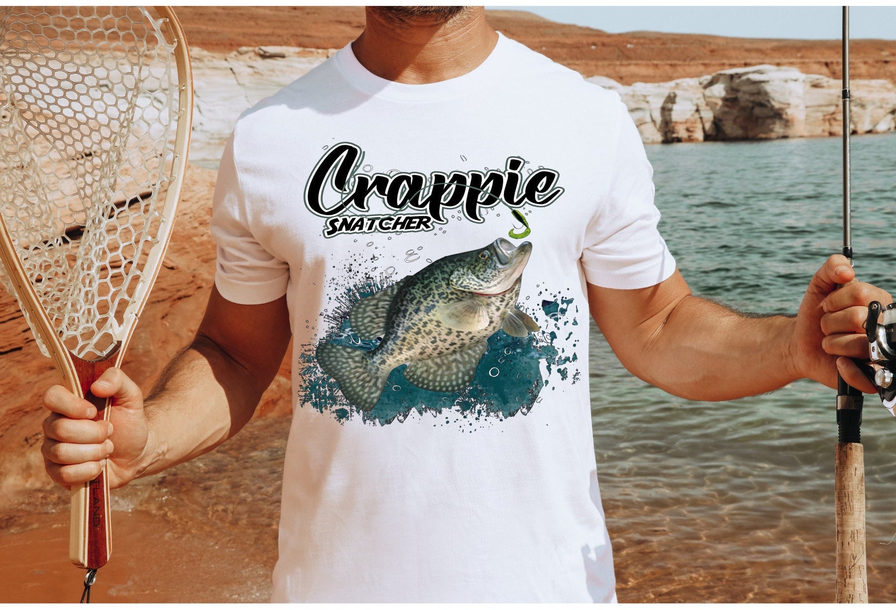 Crappie Snatcher Fishing Design (PNG File) - Etsy