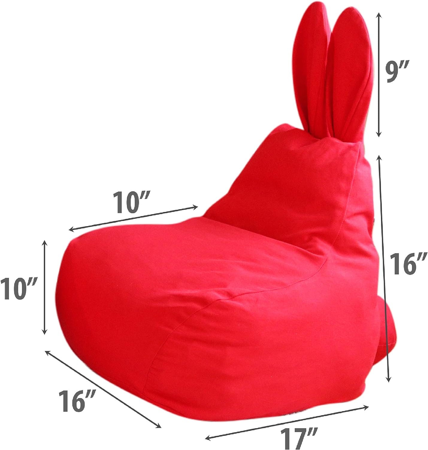 Teddy and Flower Stuffed Animal Storage Chair - Bunny Rabbit Bedroom ...