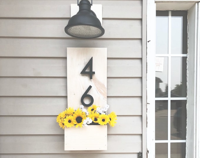 House Number Planter Box Housewarming Gift Realtor Gift - Etsy