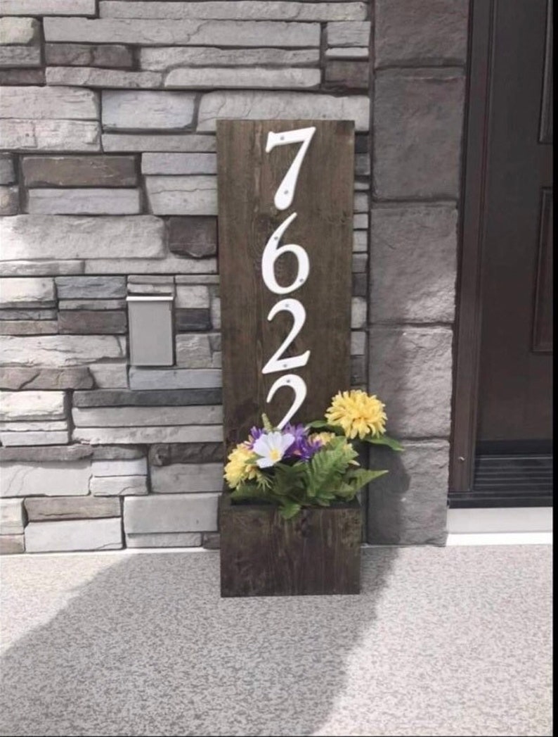 House Number Planter Box Housewarming Gift Realtor Gift - Etsy