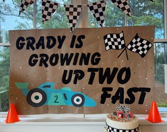 Custom Hand Painted Fishing Themed Banner Party Banner Party Decor ...