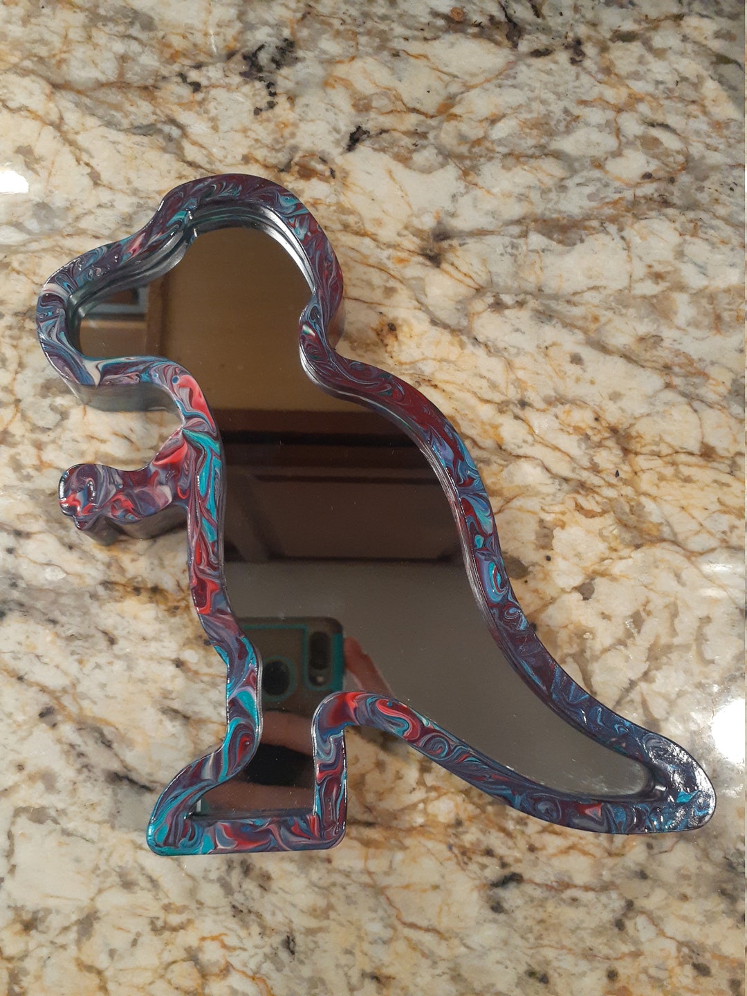 Multi Colored Metallic Trex Mirror - Etsy
