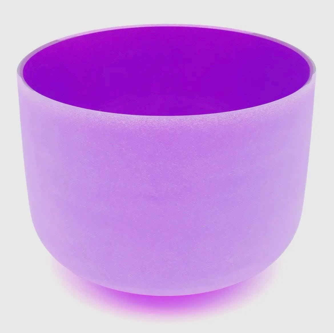 Chakra Crystal Singing Bowls Notes A-G Pure Crystal Frosted - Etsy