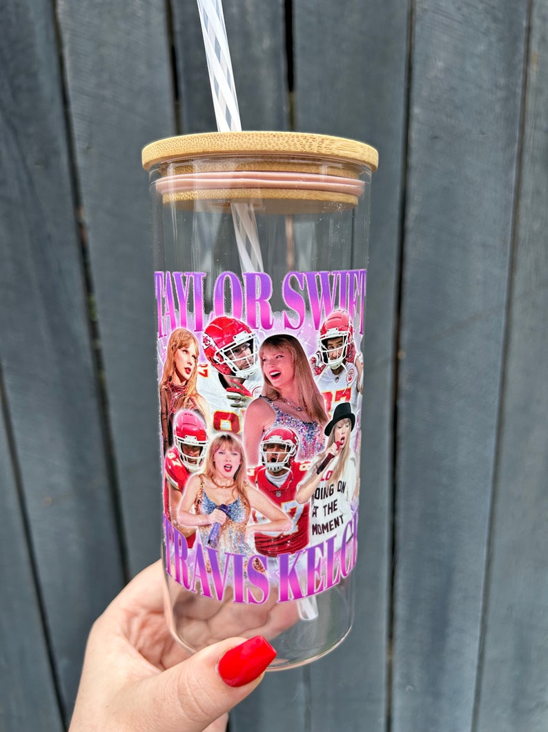 Taylor Swift/ Travis Kelce Cup/ Tumbler - Etsy Australia
