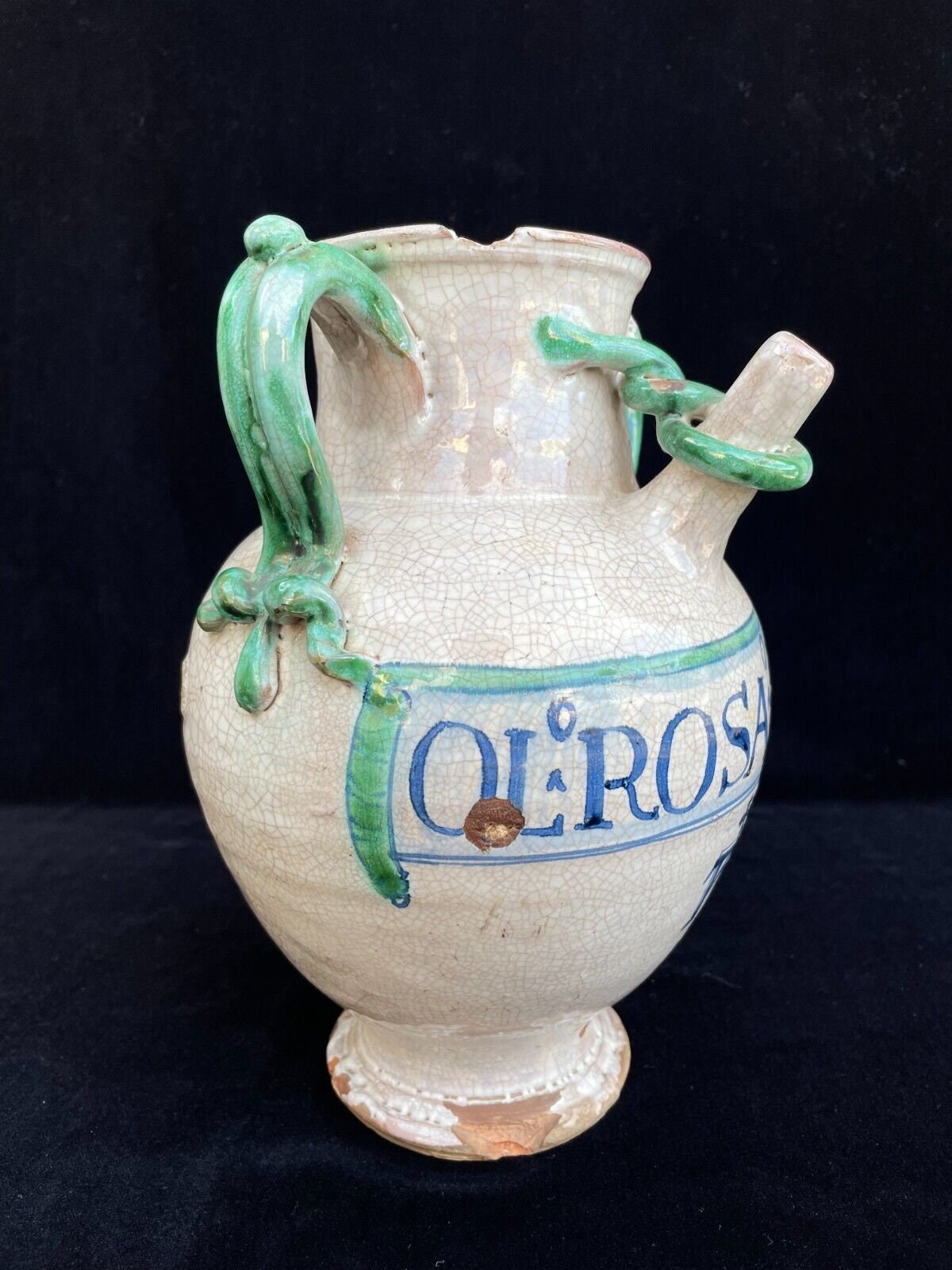 17th Century Italian Bulbous Apothecary Jug W/ Druggist Logo - Etsy