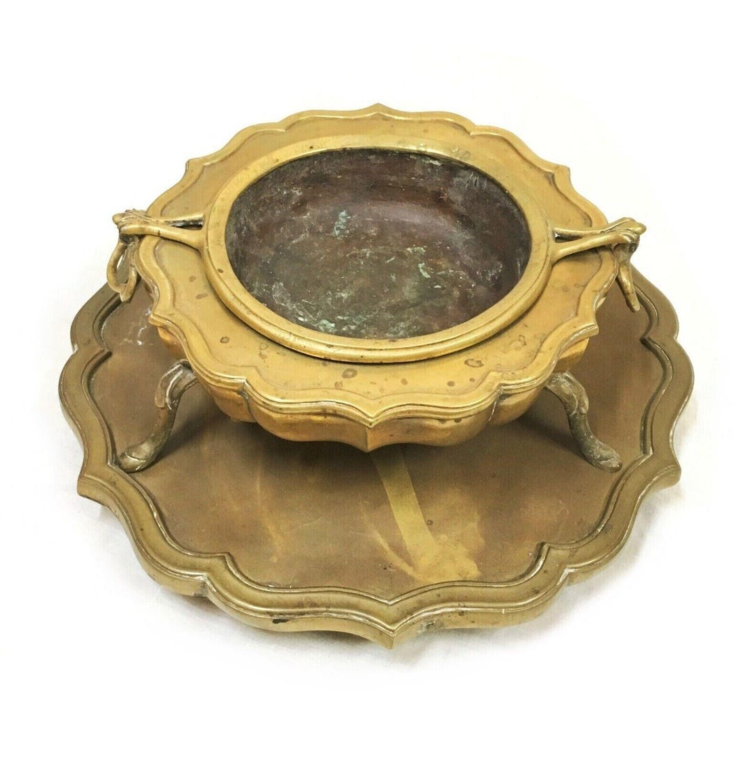 18th Early 19thc. Spanish Table Top Brazier Brass Bronze & Copper ...