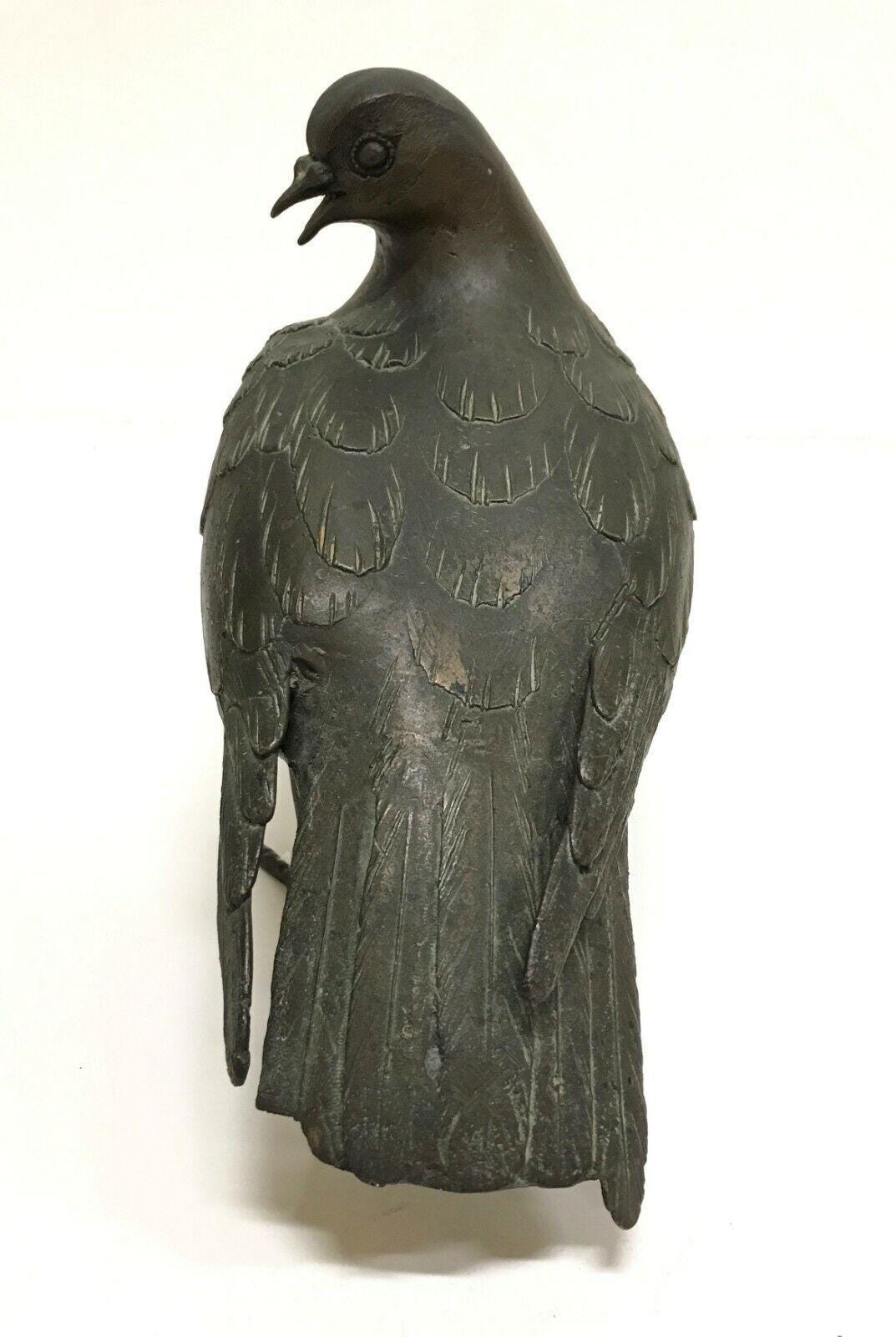Early 20th Century Meiji Pair of Cast Bronze Lead Filled Pigeons - Etsy